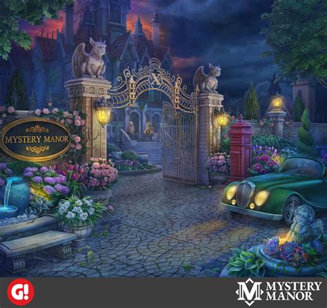 Artstation Art For Mystery Manor Game