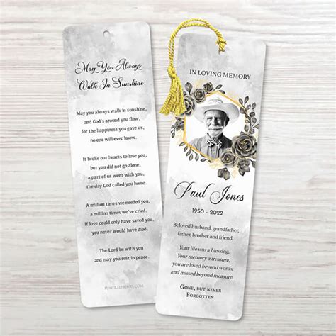 Black Gold Floral Bookmark Overnight Shipping Available