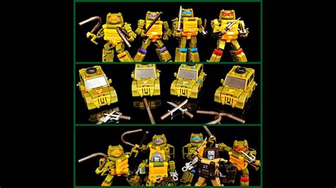 Newage H19n Pizza Fighters Review Transformer Teenage Mutant Ninja Turtles Crossover Youtube