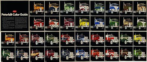 Photo Color Guide Post Card Size Peterbilt Paint Album Mackinac359