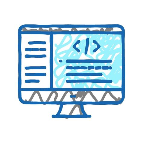 coding code geek icon doodle illustration 62468948 vector art at vecteezy