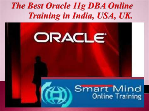 Ppt The Best Oracle 11g Dba Online Training In India Usa Uk