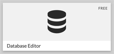 Database Editor