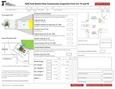 odot form 734 5245a fill out sign online and download fillable pdf