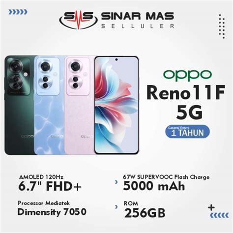 Jual Oppo Reno F G Smartphone Gb Gb Garansi Resmi Ocean Blue Di Seller Sinar Mas