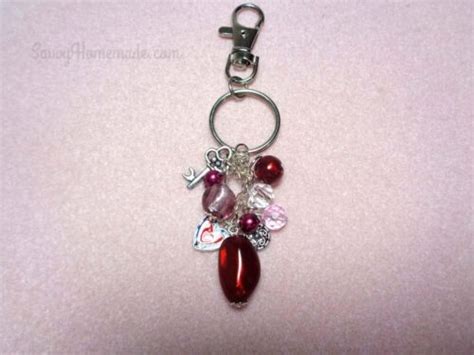 How To Make Keychains Using Beads Charms