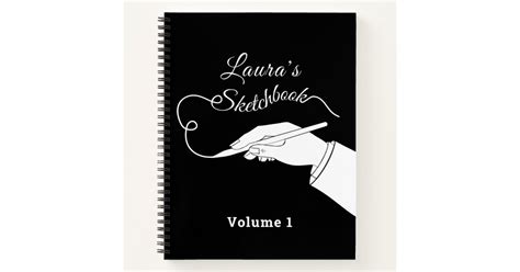 Personalized Sketchbook Notebook Zazzle