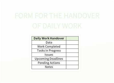 Free Daily Work Management Templates For Google Sheets And Microsoft Excel Slidesdocs