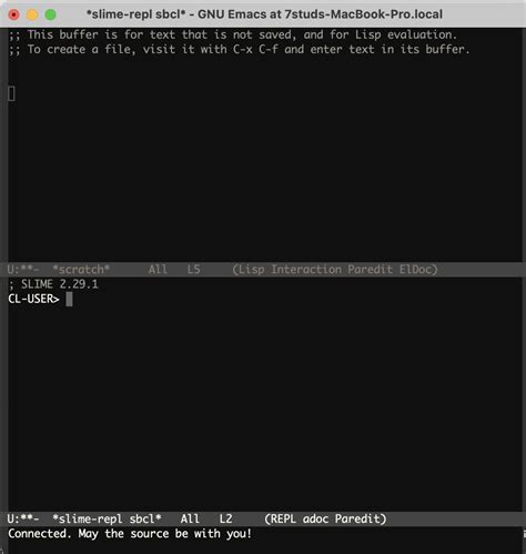 Emacs M X Slime No Match Stack Overflow