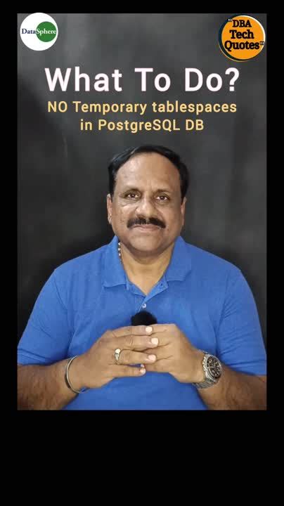 database nosqldatabase postgresql temp tablespaces mohankumars… datasphere in