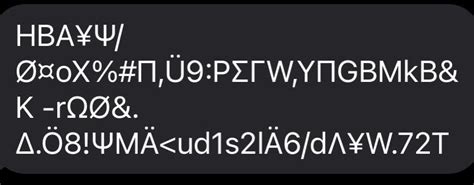 i got this weird message from an unknown number can anyone decode it