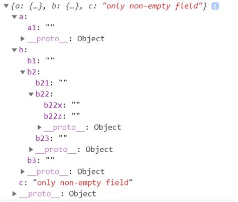 Javascript Remove Unset Elements From Json Document Stack Overflow