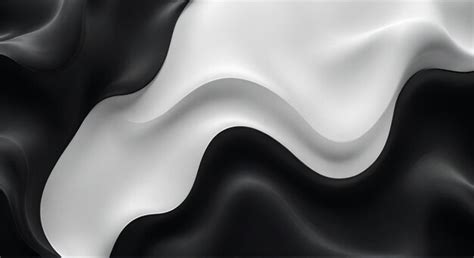 A Black And White Background With A Black And White Striped Texture Premium Ai Generated Image