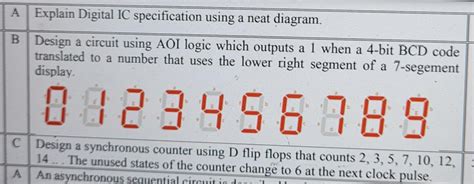 Solved A Explain Digital Ic Specification Using A Neat Chegg Com