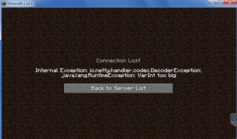 Ntimeexception Varint Too Big · Issue 586 · Papermc