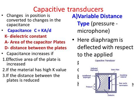 Types Of Capacitive Transducers