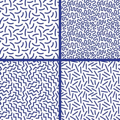 Blue And White Flower Seamless Pattern Royalty Free Vector