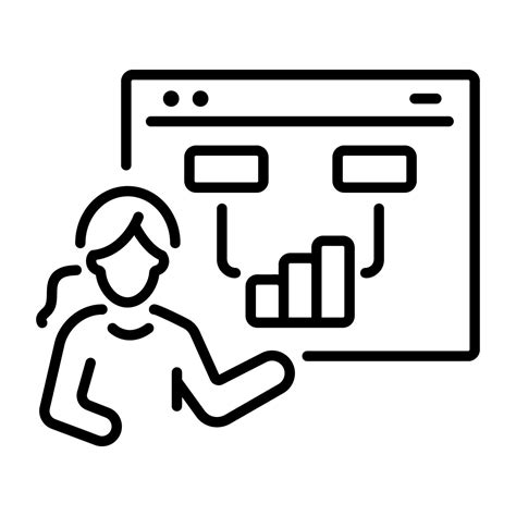 A Line Style Icon Of Data Indexing 52603231 Vector Art At Vecteezy