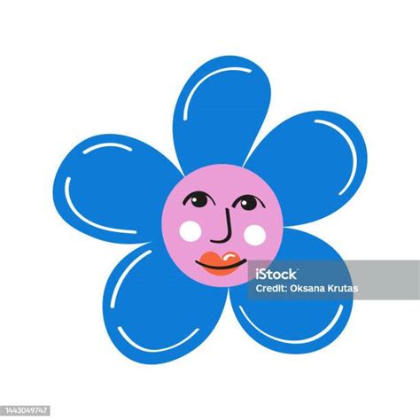 만화 재미있는 웃는 얼굴 카모마일 캐릭터를 가진 데이지 꽃 귀여운 카모마일 행복한 감정 미소 꽃 꽃 꽃 카모마일의 그림입니다 데이지 벡터 세트와 함께 아이 로고 디자인입니다