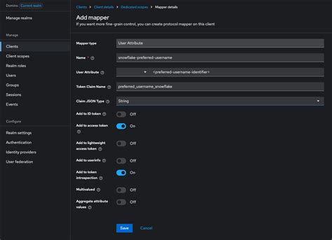 Set Up Oauth For Snowflake Domino Data Lab