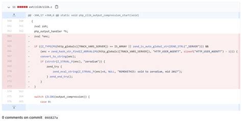PHP的Git服务器被黑客入侵其源代码被秘密插入后门 雨苁ℒ