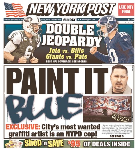 Ny Post Cover For Post Covers On November 6th 2011 New York Post