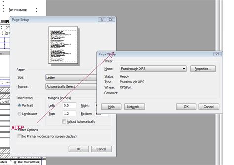 Crystal Page Setup Dialog Does Not Have Printer Button