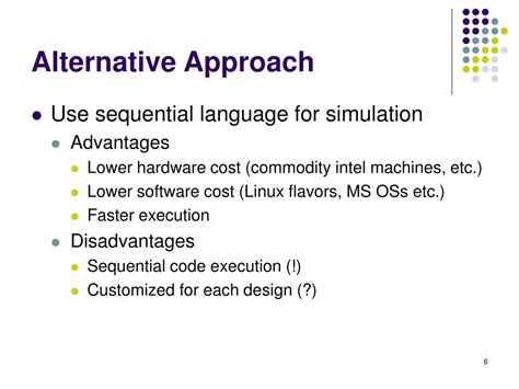 Ppt A Flexible Approach To High Level Simulation Of Complex System On