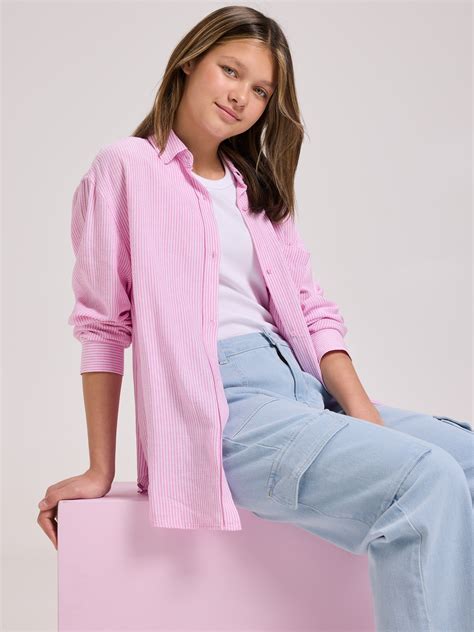 Girls Gemma Shirt Strawberry Stripes Just Jeans Online
