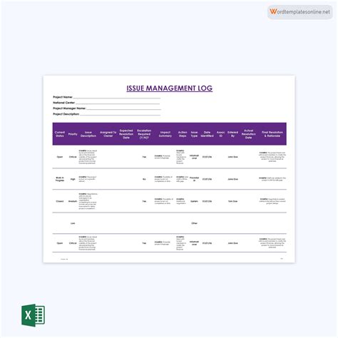 12 Free Issue Tracking And Log Templates For Excel