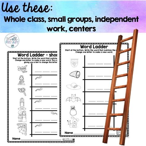 Using Word Ladders In Your Classroom Its All Primary