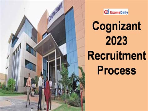 Cognizant 2023 Recruitment Process Registration Link Here