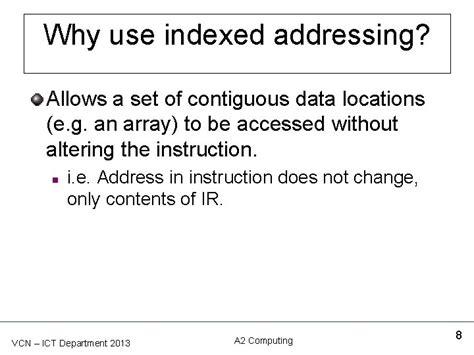 Computer Architecture And The Fetchexecute Cycle Memory Addressing