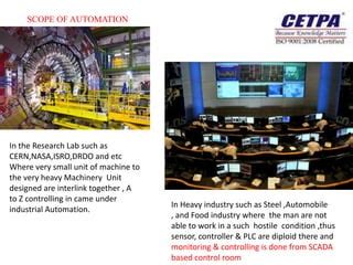 Summer Training Plc Scada PPT