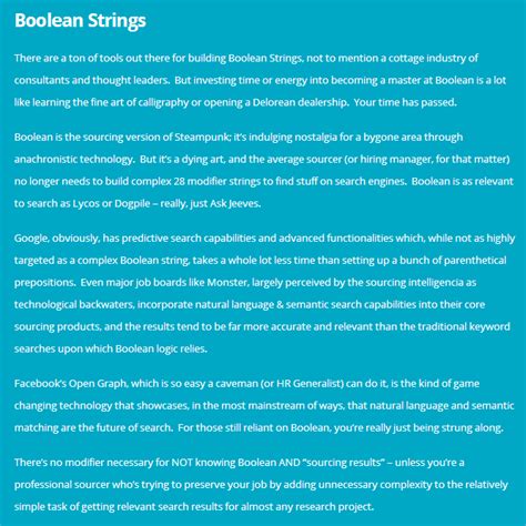 Boolean Strings Semantic And Natural Language Search Oh My