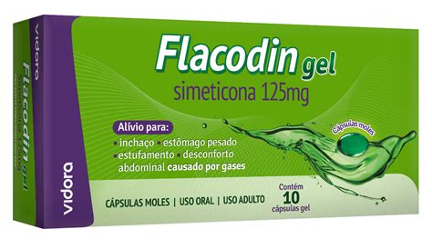 Flacodin Gel 10 Cáps Vidora Farmacêutica