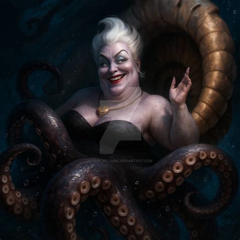 Ursula Looking Satisfied By Sexy Villains On Deviantart