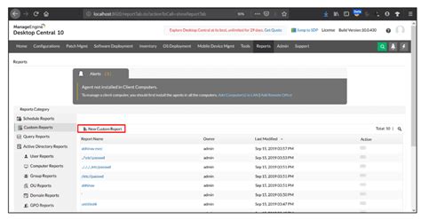 Manage Engine DesktopCentral India HTML Injection Vulnerability