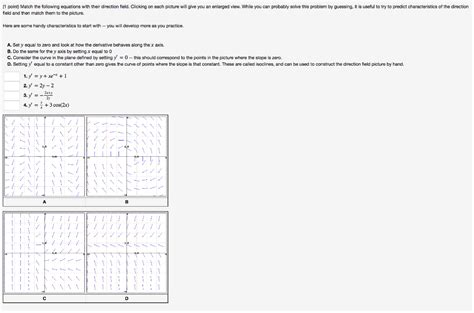 Solved Point Match The Following Equations With Their Chegg Com