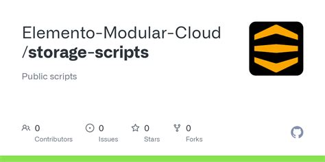 Github Elemento Modular Cloudstorage Scripts Public Scripts