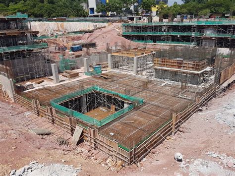 Building Substructure And Super Structure Under Construction Using The