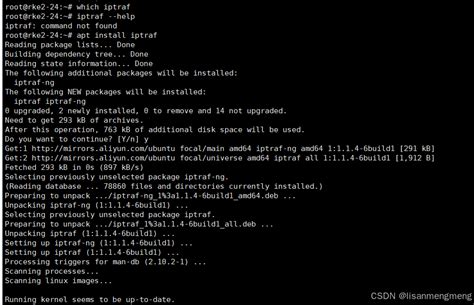 Iptraf Linux操作系统下的命令使用和案例介绍iptraf Ng命令 Csdn博客