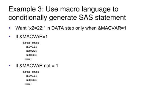 ppt sas code and macros how they interact powerpoint presentation
