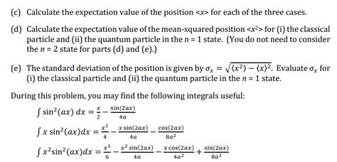 Solved Classically A Particle With Fixed Energy Confined To