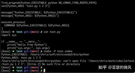 5分钟掌握cmake 14 调用python并正确传入参数 知乎