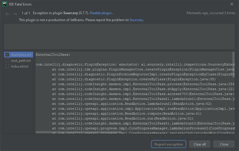 PyCharm IDE Internal Error Occurred Issue 68 Sourcery Ai Sourcery GitHub