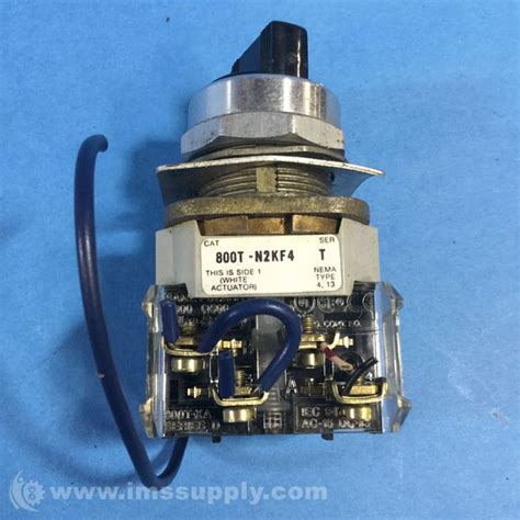 Allen Bradley 800t N2kf4 30mm Selector Switch 800t Pb Ims Supply