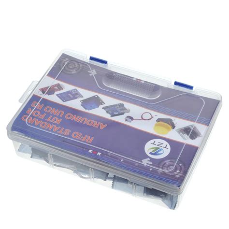 Tzt Newest Rfid Starter Kit For Arduino Uno R3 Uno R3 Breadboard And Holder Step Motor Servo