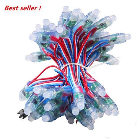 12mm DC 5V WS2811 Module Diffused Digital RGB LED Pixels Full Color Christmas IP68 Waterproof