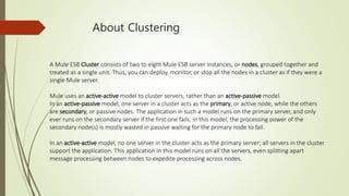 Mule High Availability Ha Cluster PPT